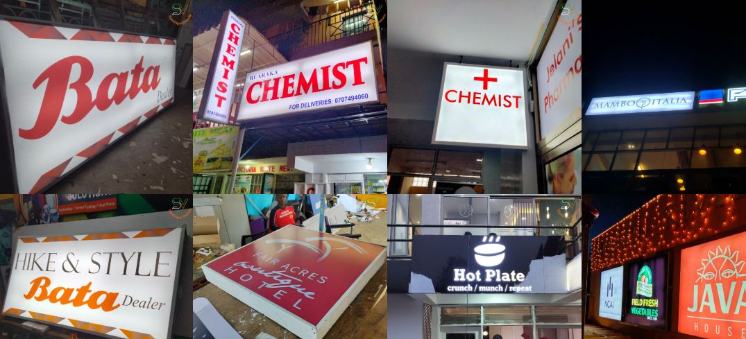 Lightbox Signages Services In Kenya